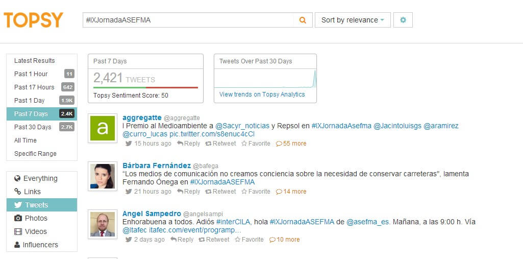 Need an alternative to Topsy? Tweet Binder can help you