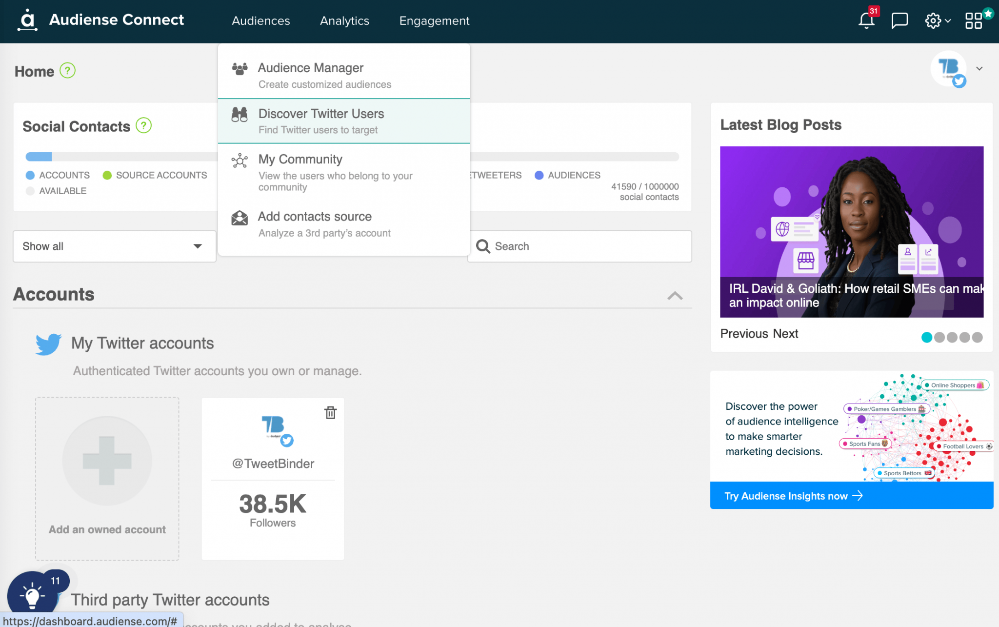 Discover How can I search a Twitter account? - Tweet Binder