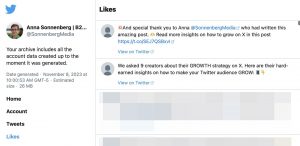How to download Twitter archive directly from Twitter / X