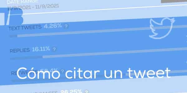 Cómo citar un tweet en Twitter