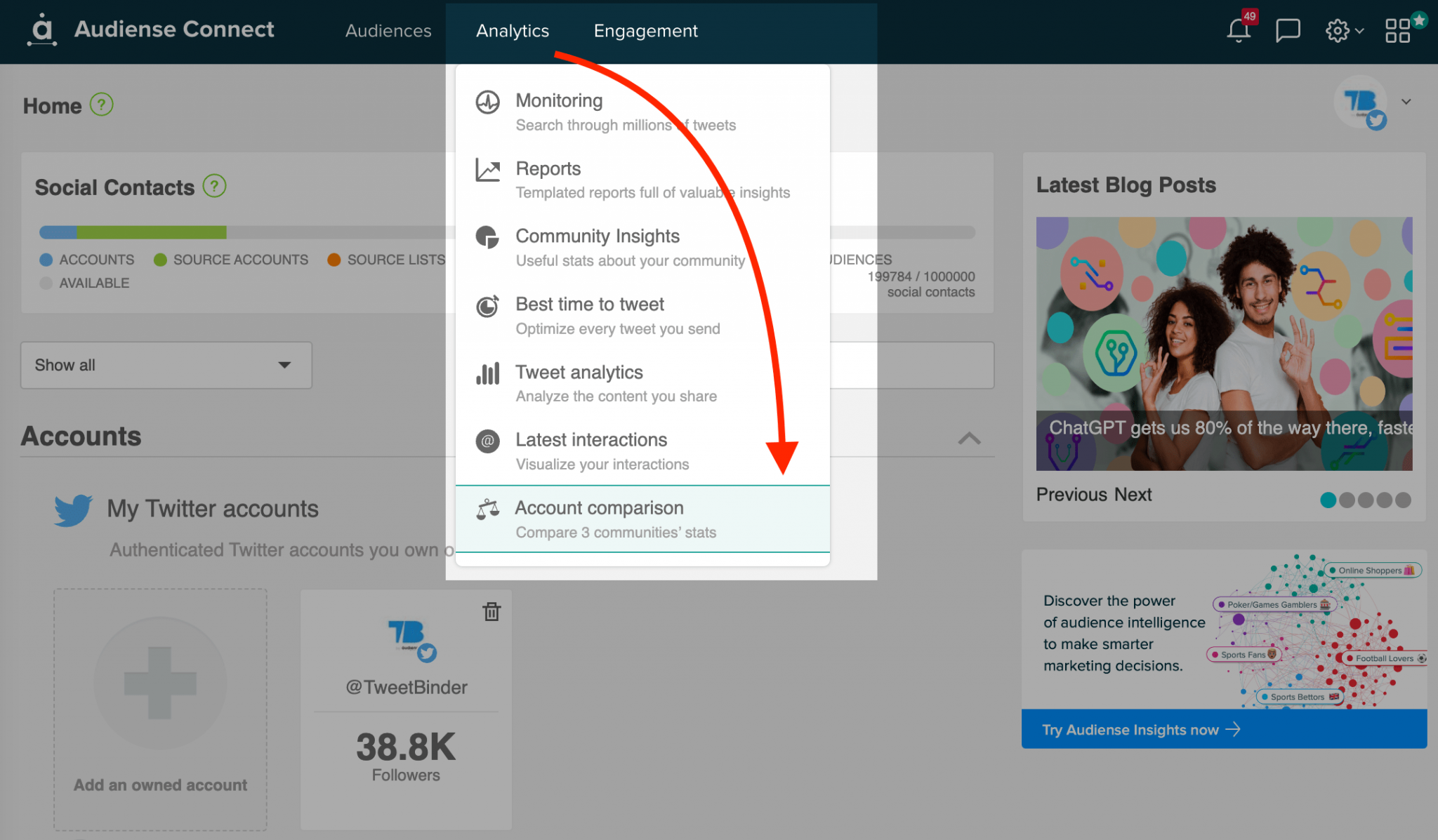 Twitter Follower Tracker - Analyze and compare Twitter accounts