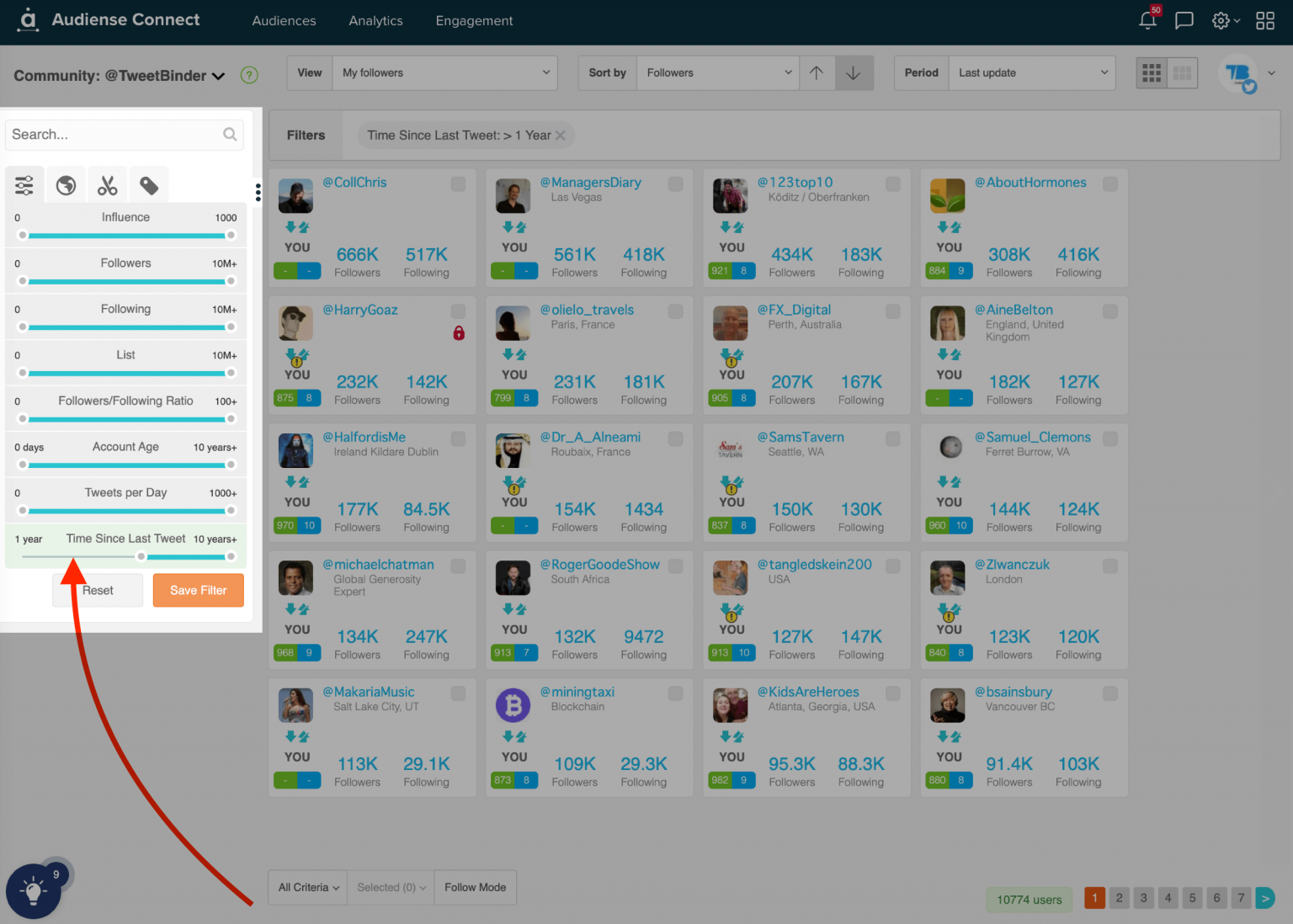 Twitter Follower Tracker - Analyze and compare Twitter accounts