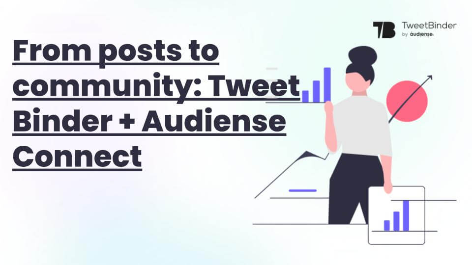 From posts to community: Tweet Binder + Audiense Connect